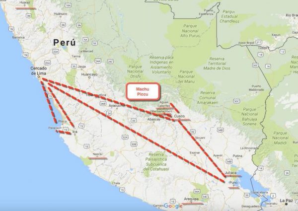 Ruta de viaje por Perú de 19 días | Viajar a Perú con mochila